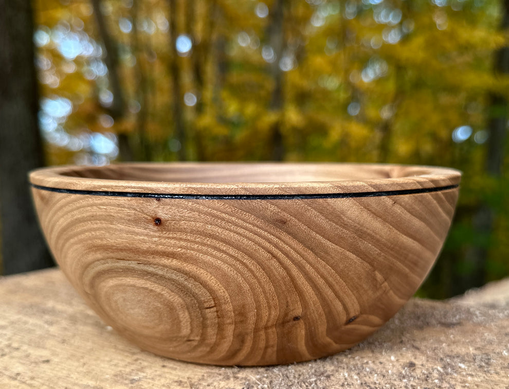 Elm - Small (6 3/4 inch) Bowl – LittleFlockWoodworks